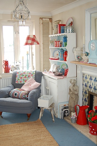 Take 5: Aqua and Red Cottage Style Decor - The Cottage Market