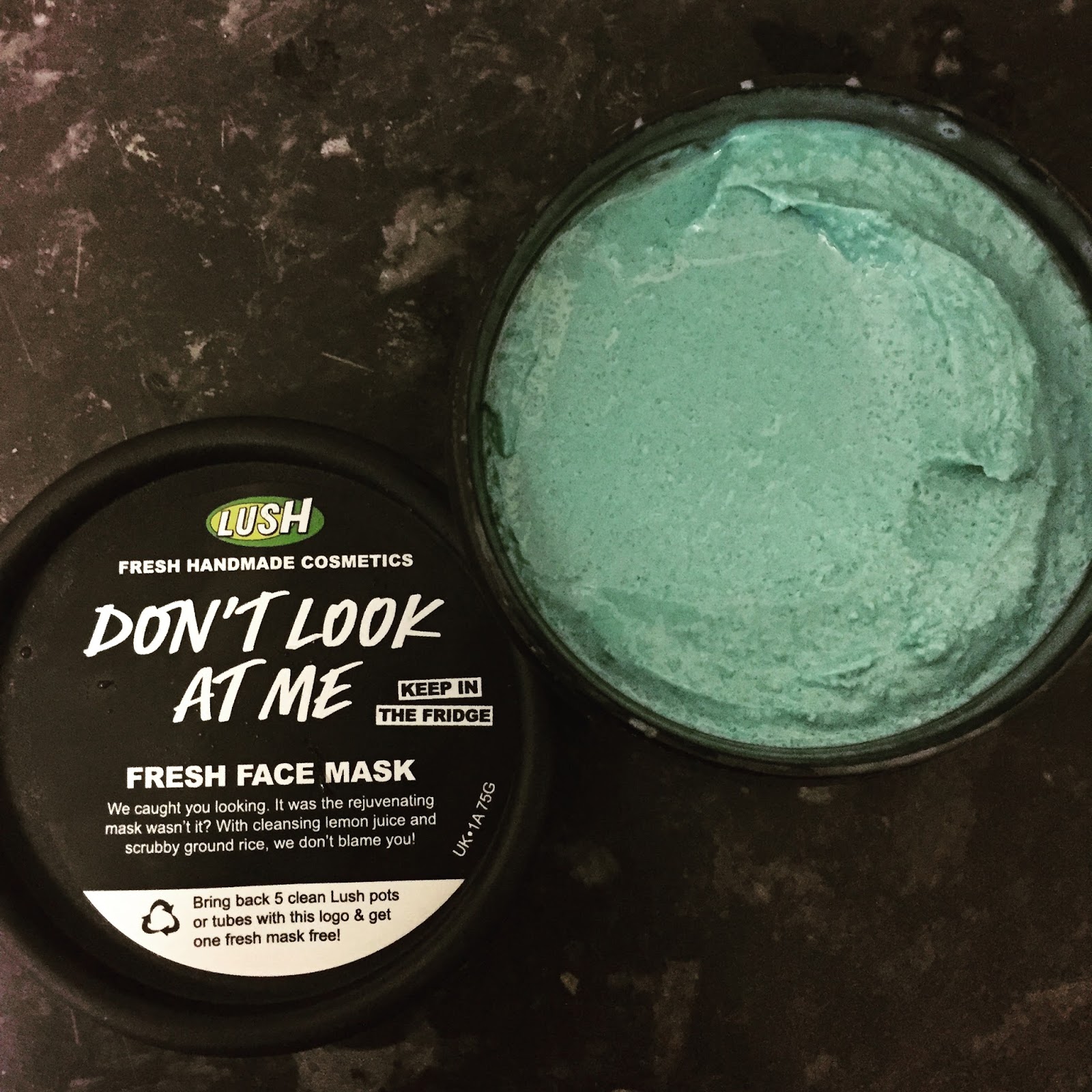 Review: Lush Fresh Face Mask - Don't Look At Me | Chocoholic Hijabi