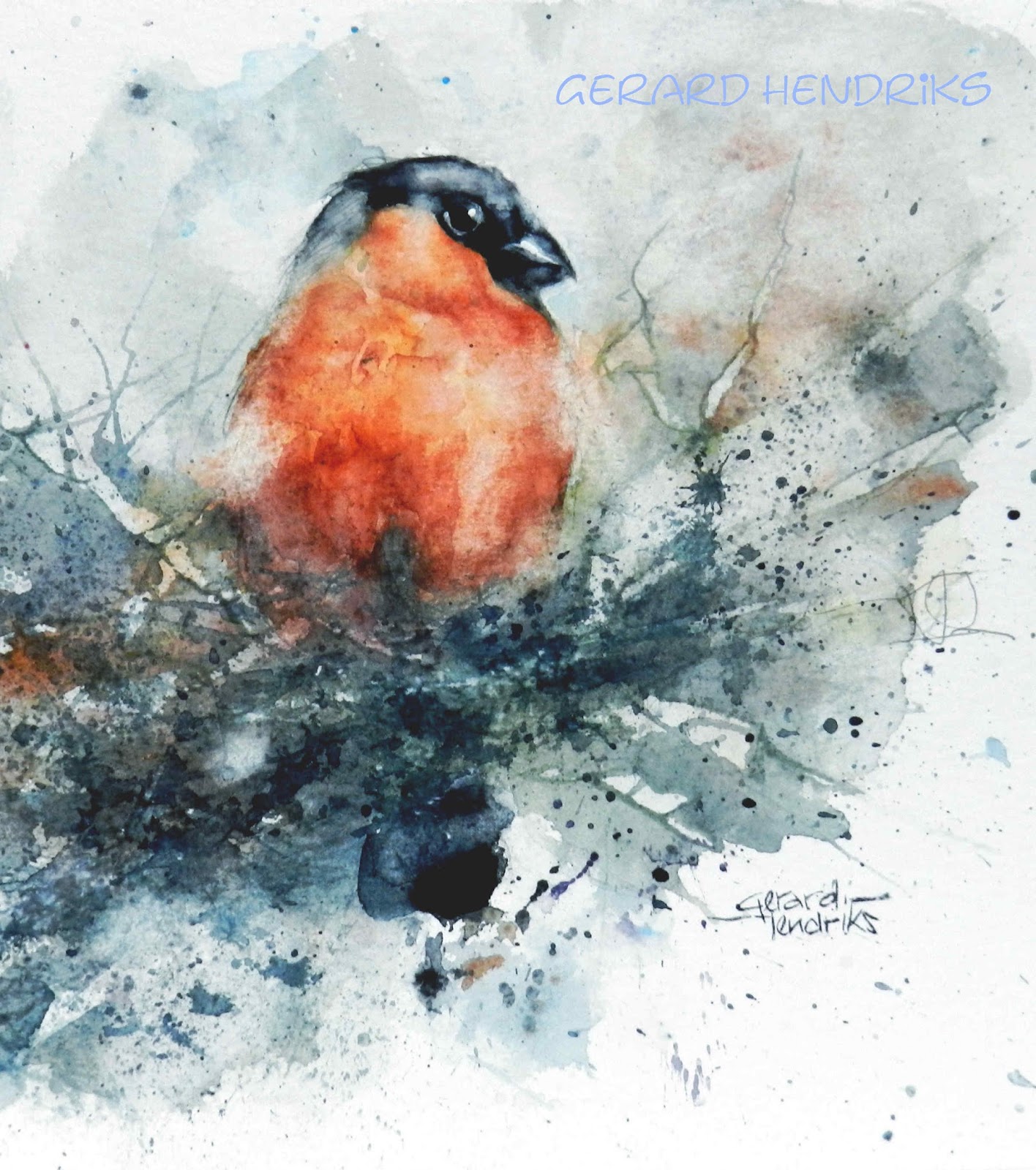 Gerard Hendriks : Some of my bird paintings