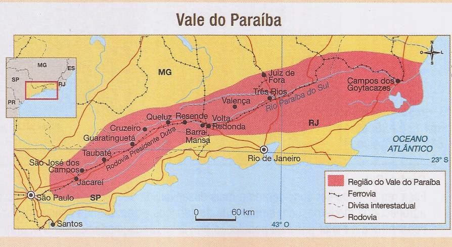 Vale Paraíba: Geografia