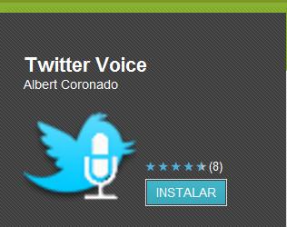 Twitter Voice. Escribe tweets con tu voz ~ Curioseando