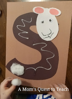 A Mom's Quest to Teach: Crafts: S is for Sheep