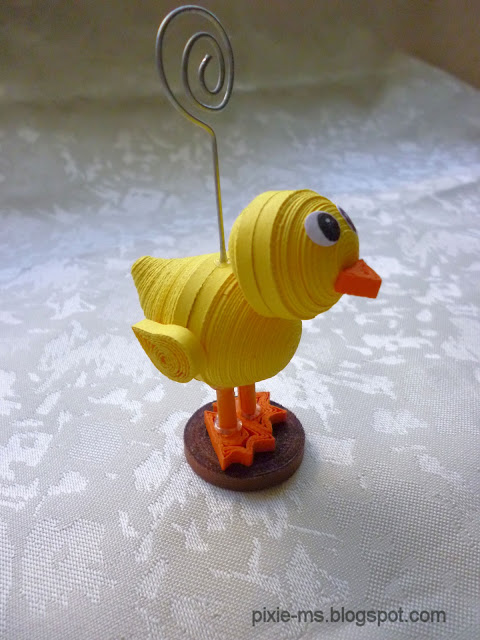 Papírvilág: quilled 3d chicken / quilling csibe