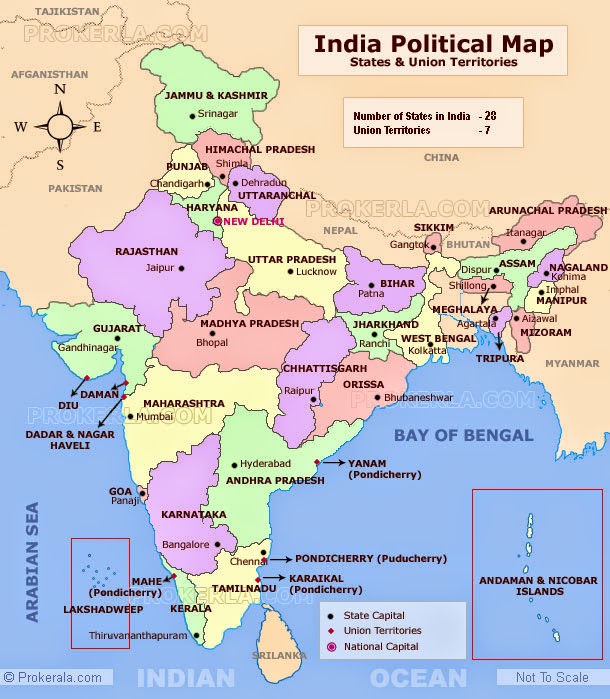 Kanchipuram On Political Map Of India - United States Map