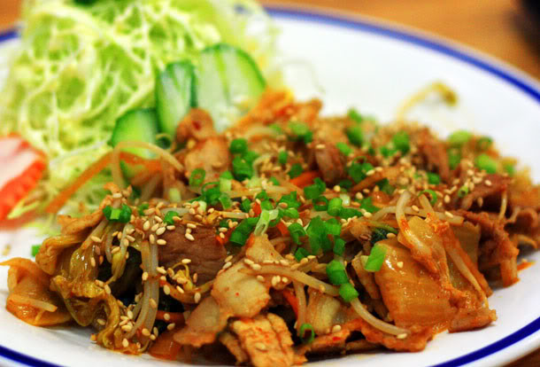 Eating With Love: Korean Kimchi Pork Stir fry