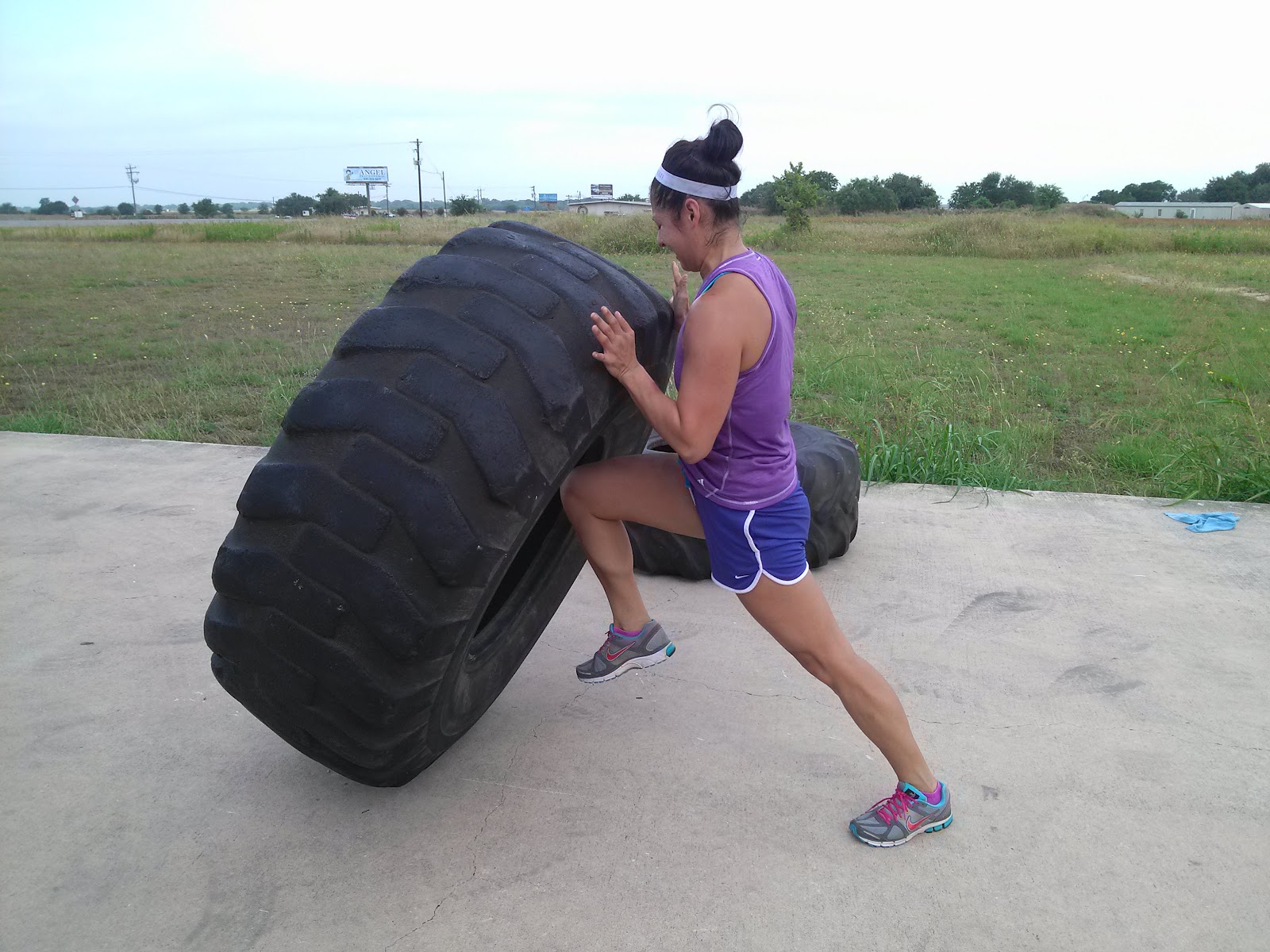 CrossFit Seguin: Tire Flipping Fun!