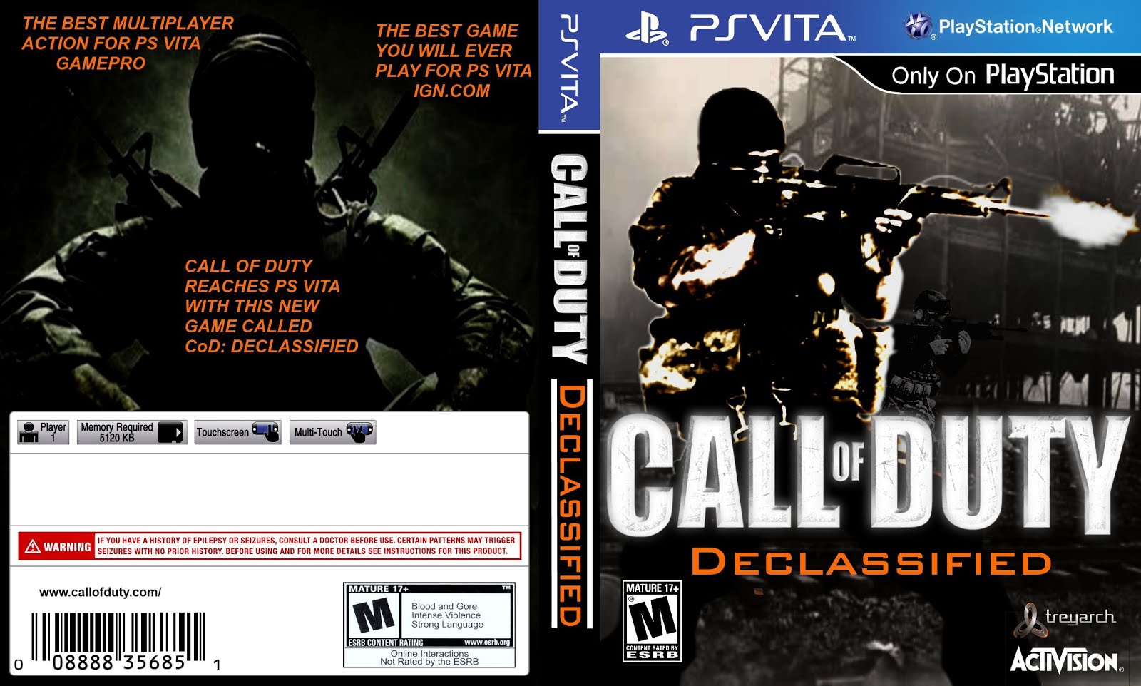 Call Of Duty - Declassified:Capas e Covers - Estamos de Volta