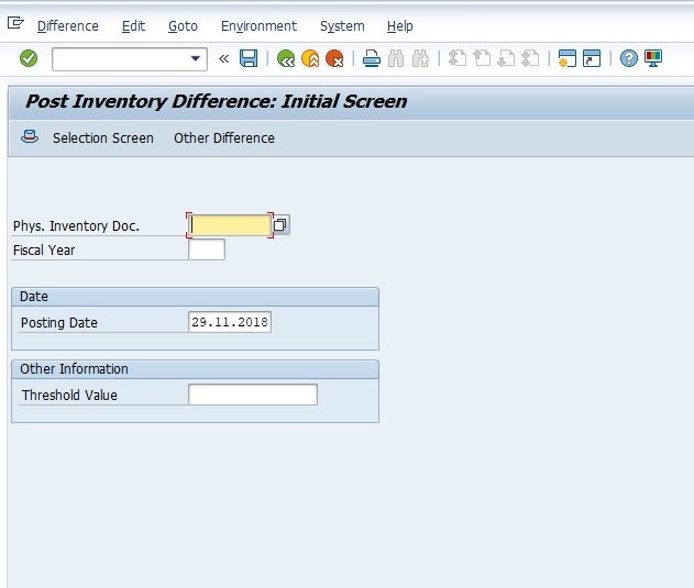 Solution for Inventory mismatch of SAP stock and physical stock