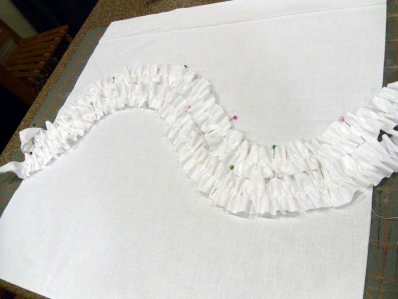 Ruffles, frills as an element of decoration - crazzy craft