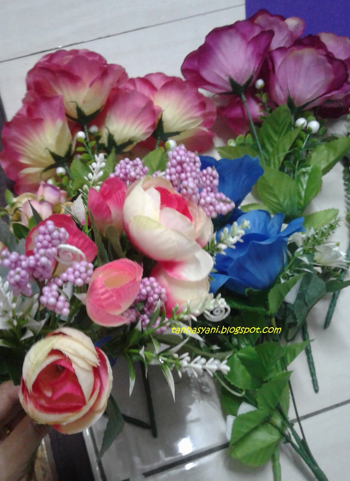 CikHasyani: DIY Bunga Konvo | Flower Bouquet