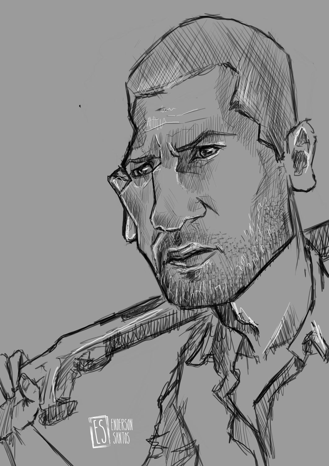 Walkink Dead - Shane ~ Enderson arte