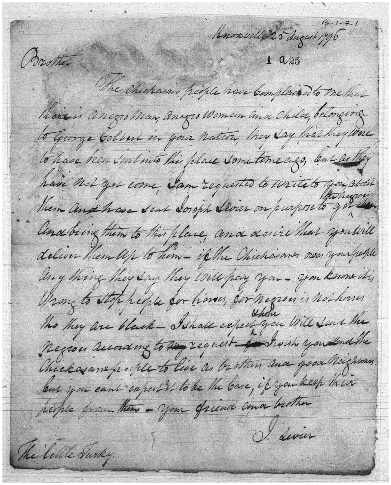 The Posterity Project: John Sevier and slavery on the frontier...