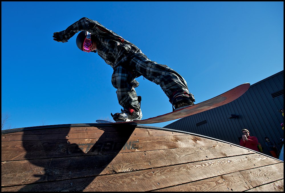Brian Jenkins Photography: Mount Mansfield Snowboard Club Rail Jam
