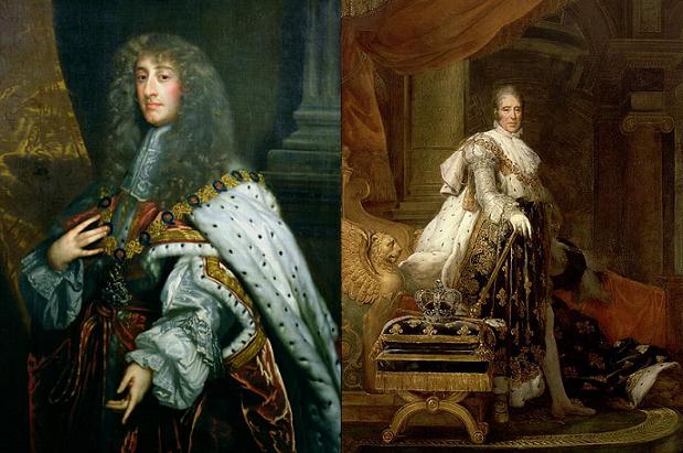 Diccionario subreal: Carlos II y Luis XVIII