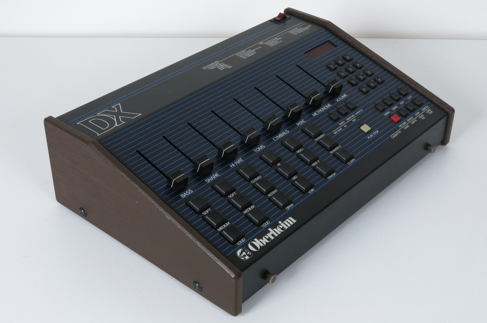 MATRIXSYNTH: Oberheim DX with factory MIDI vintage drum machine SN R73252