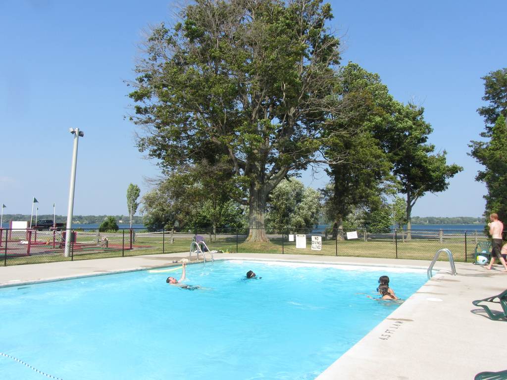 Les campigneux: Riverside Park Motel and Campground, Niagara