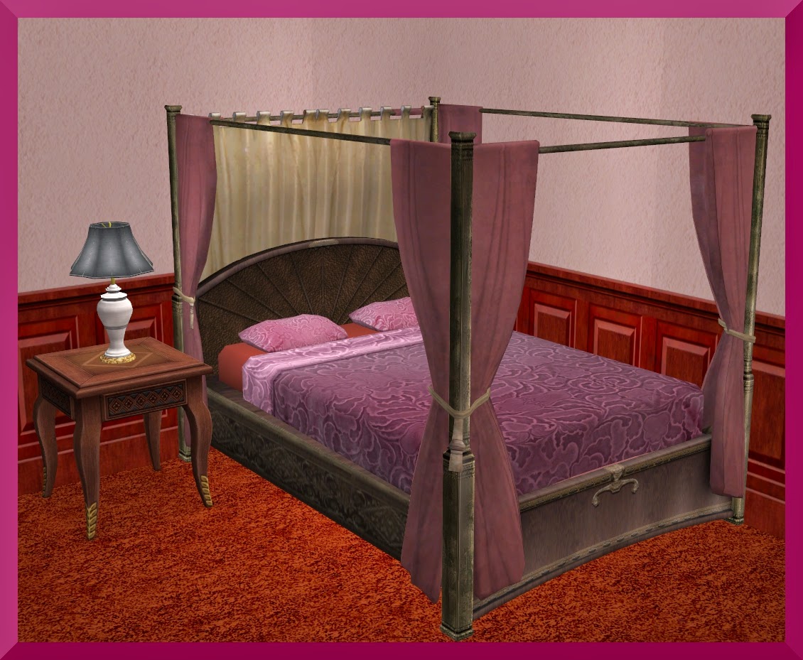 TheNinthWaveSims: The Sims 2 - Bioshock 4 Poster Bed for The Sims 2