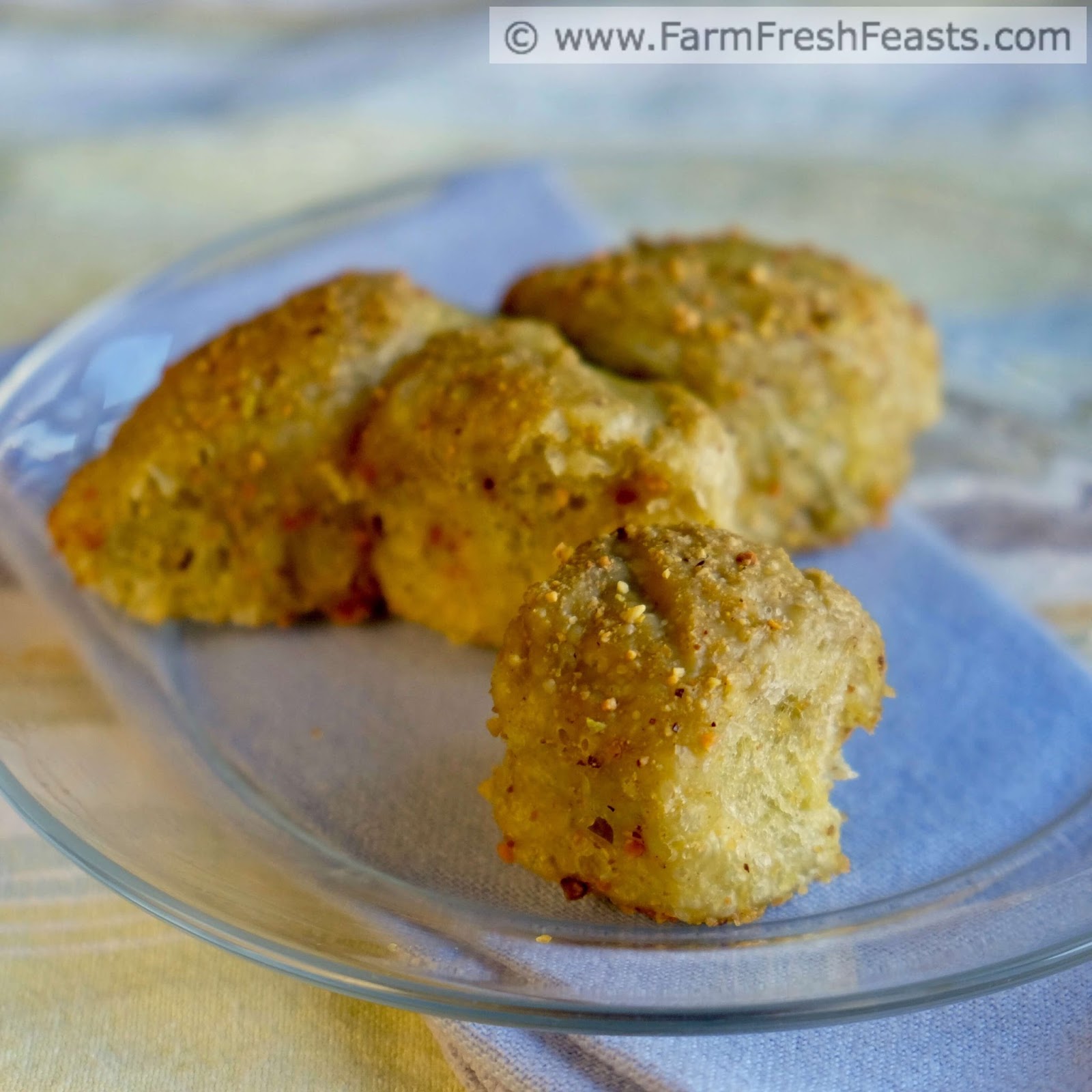 Farm Fresh Feasts: Matcha Monkey Bread with Pistachio