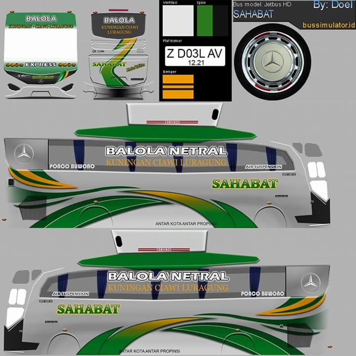 Berbagai Livery Bus Simulator Indonesia Part 5 | Download Livery BUSSID Mod