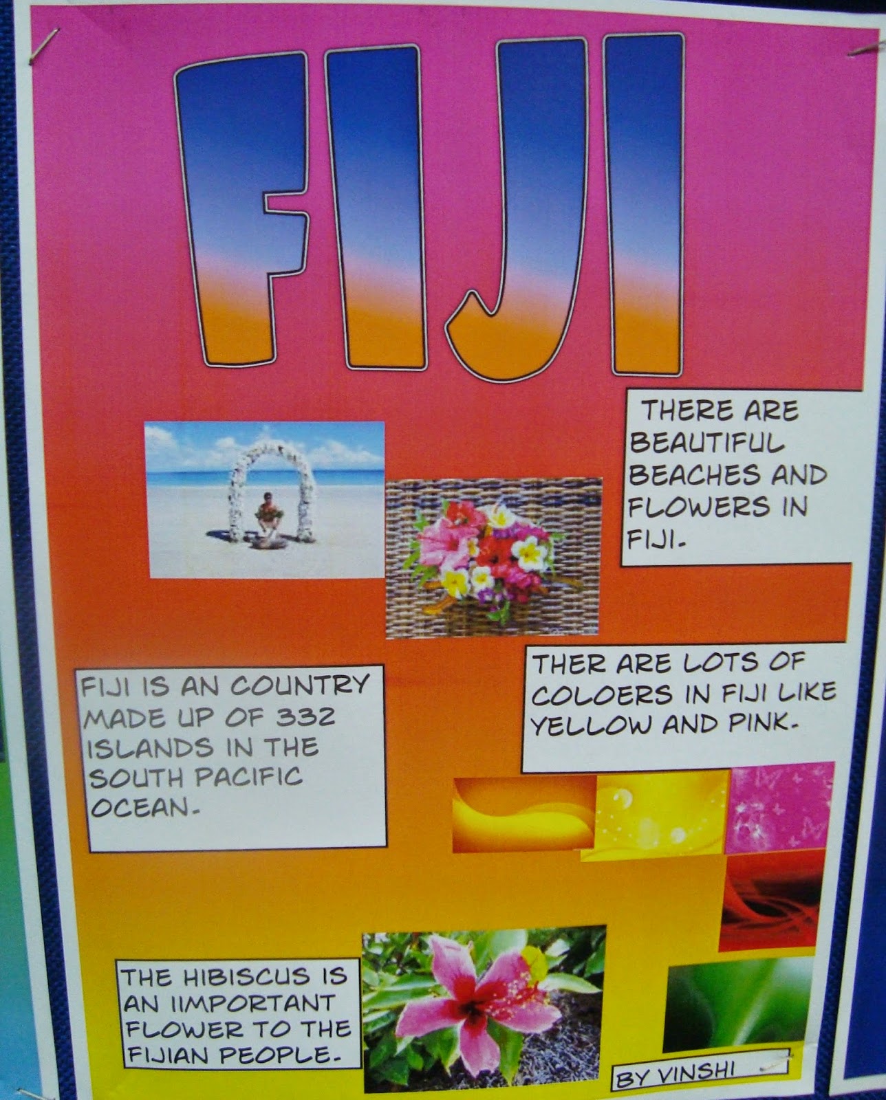 Welcome to Room 12's Amazing Blog 2018: Our Poems and Reports about Fiji