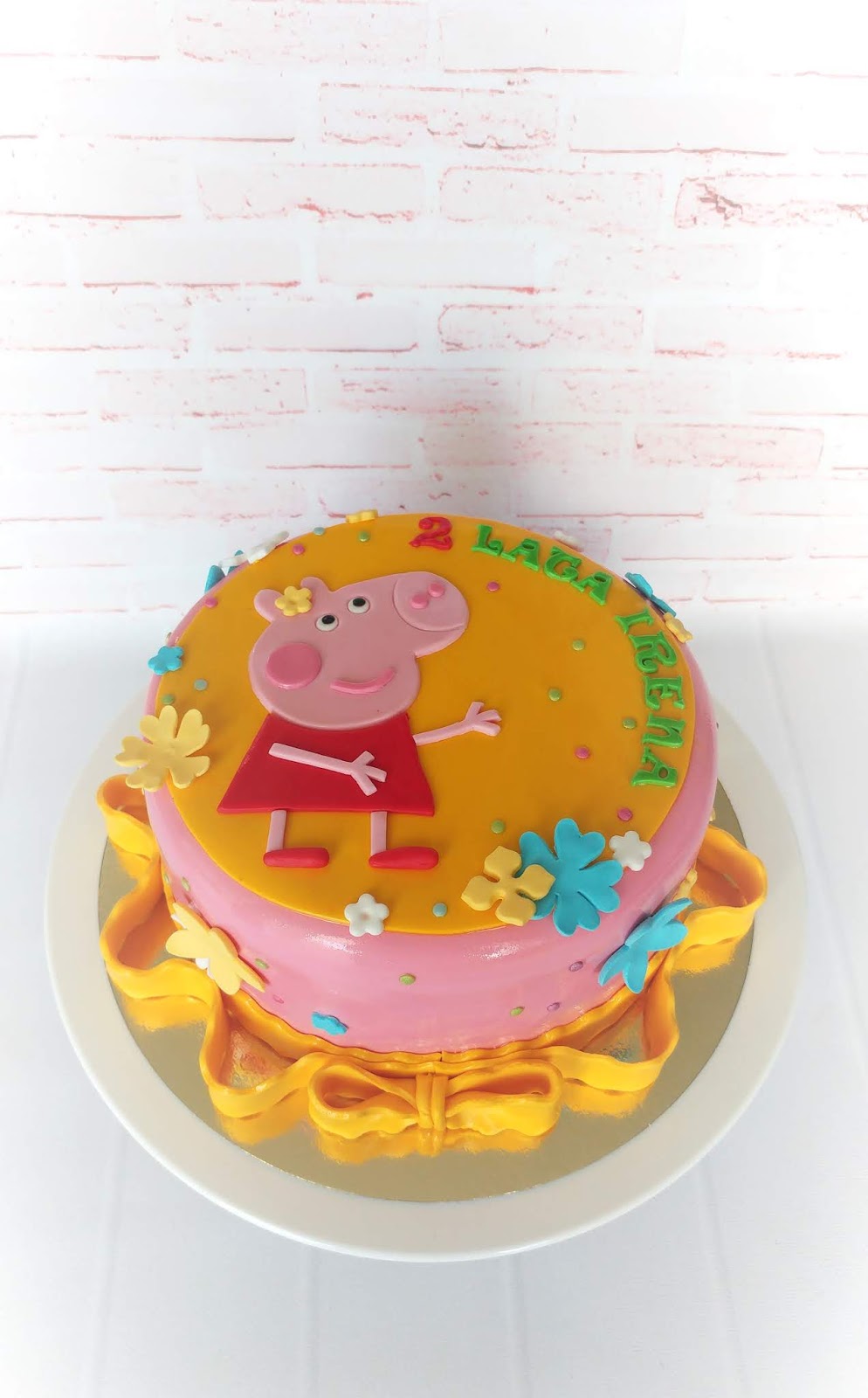 Lukrowanka: Świnka Peppa - tort artystyczny :)