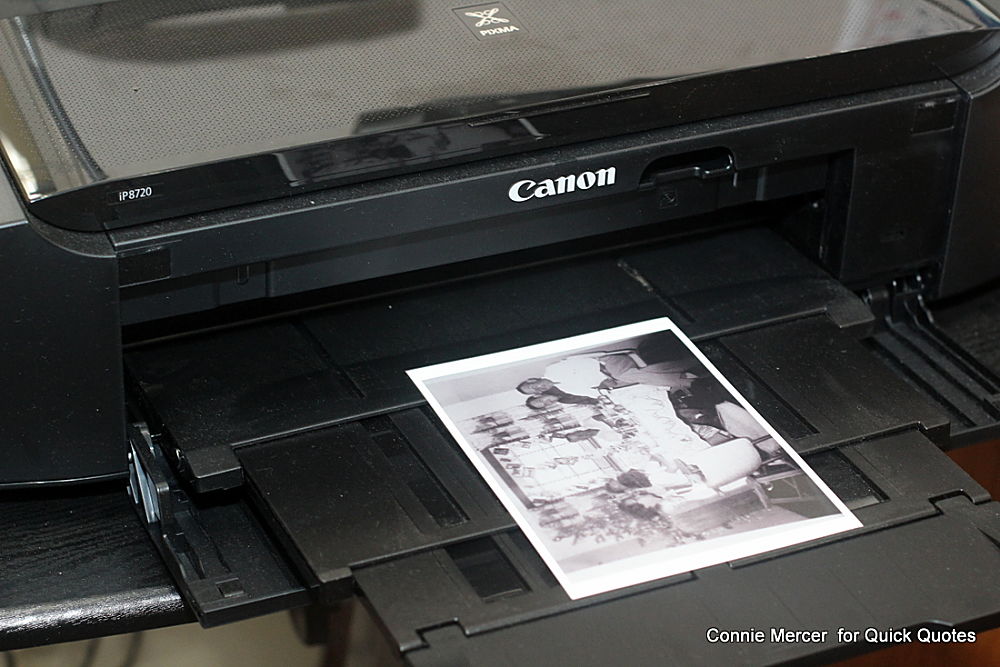 crafty goodies: Quick Quotes and Canon ~ scrapbook page!