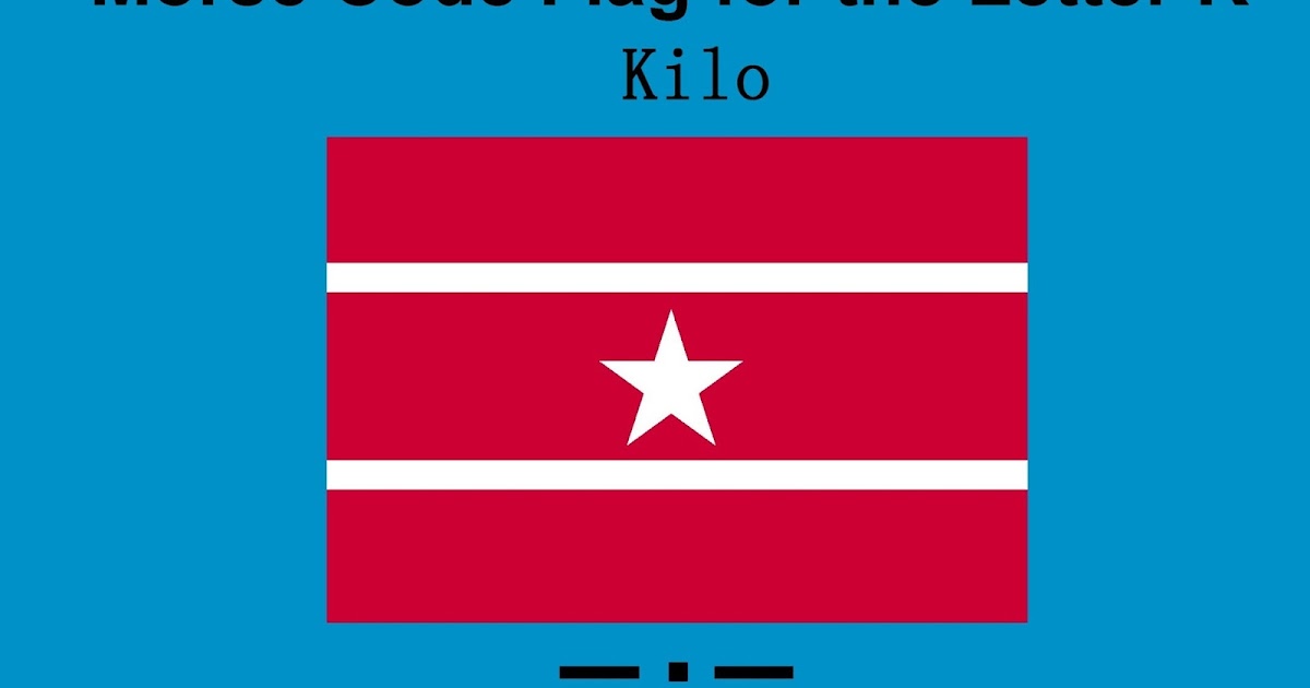 The Voice of Vexillology, Flags & Heraldry: Morse Code Flag for the ...
