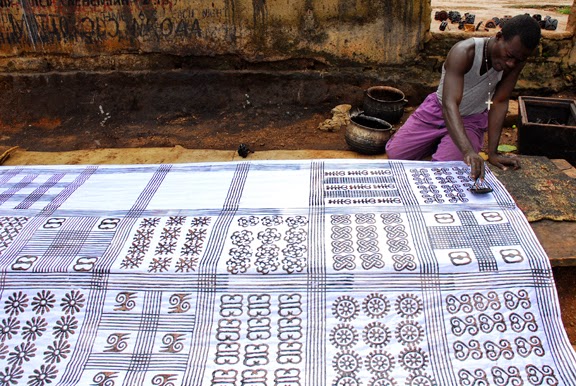 Marie's Pastiche: Adinkra Cloth | Make your own adinkra cloth craft