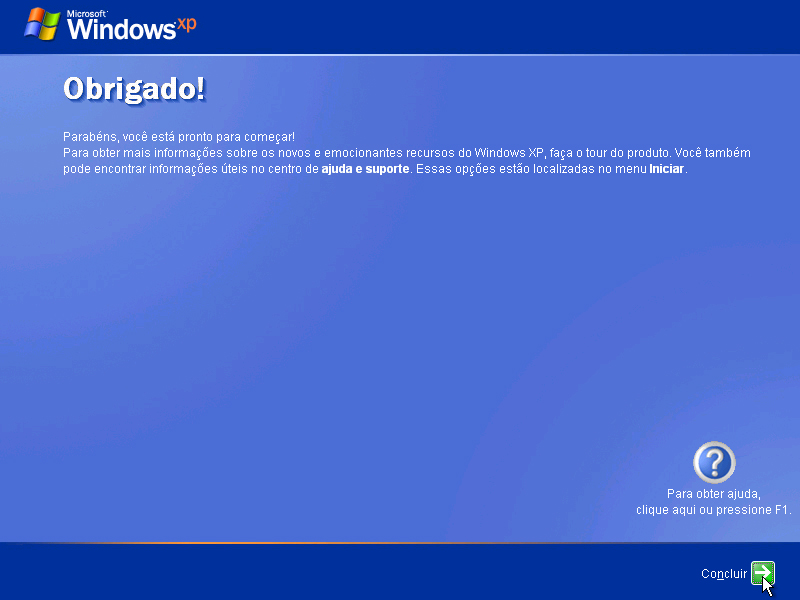 LUCAPAJU - Luiz Carlos Passos Júnior: Instalação - Windows XP Profissional