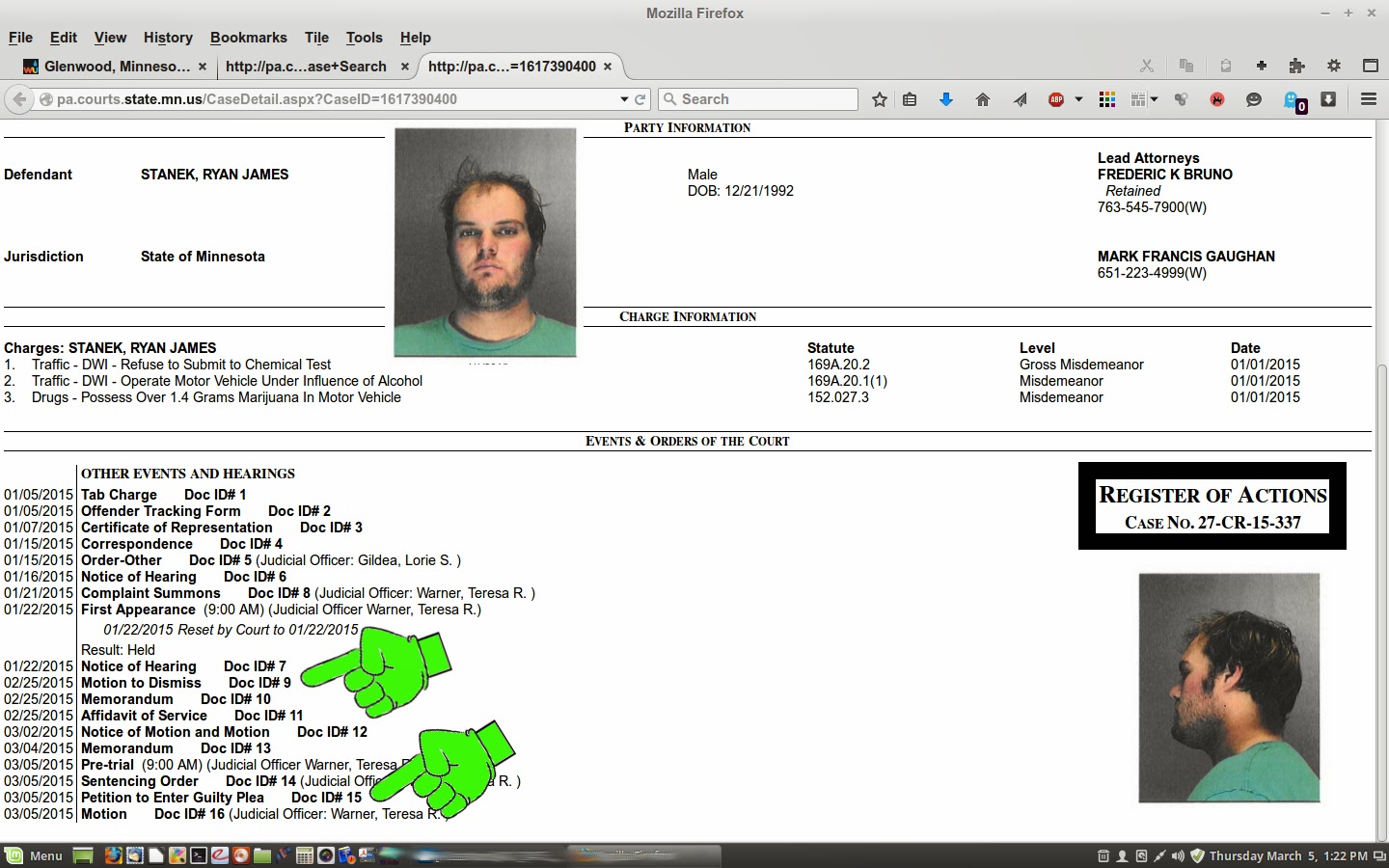 Lion News: Ryan Pleads Guilty On All Counts? Hennepin Co. Sheriff Rich ...