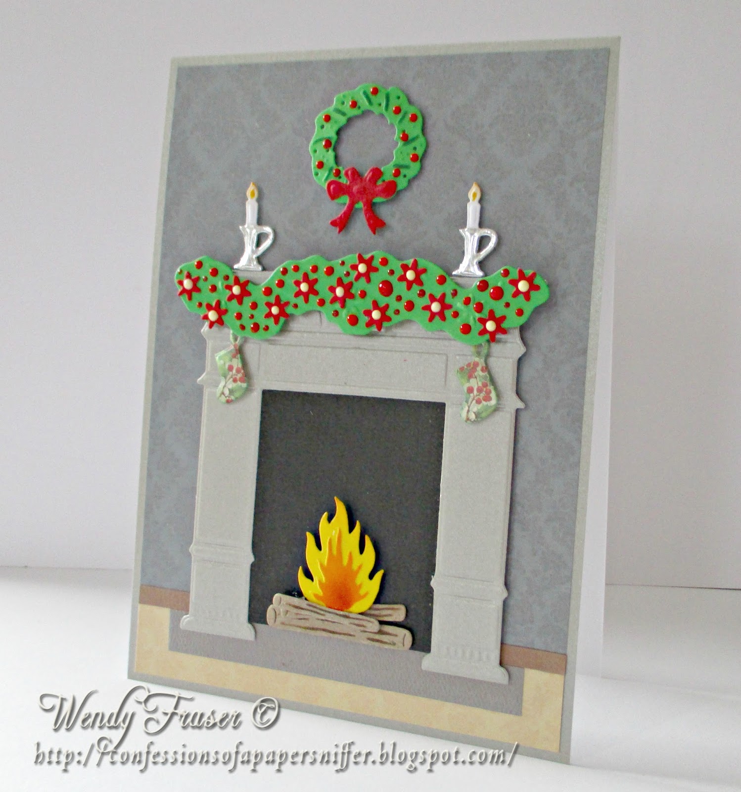Confessions of a Papersniffer: Christmas Fireplace