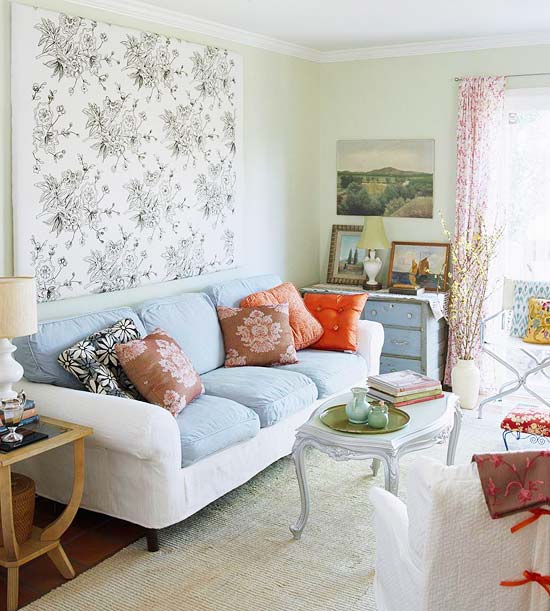 New Home Interior Design: Add Color to Your Living Room