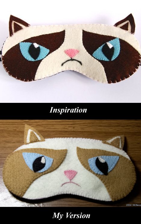 Studio Window: Grumpy Cat Sleep Mask
