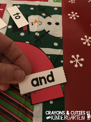 Crayons & Cuties In Kindergarten: Holiday Centers & Candy Cane Word Work!