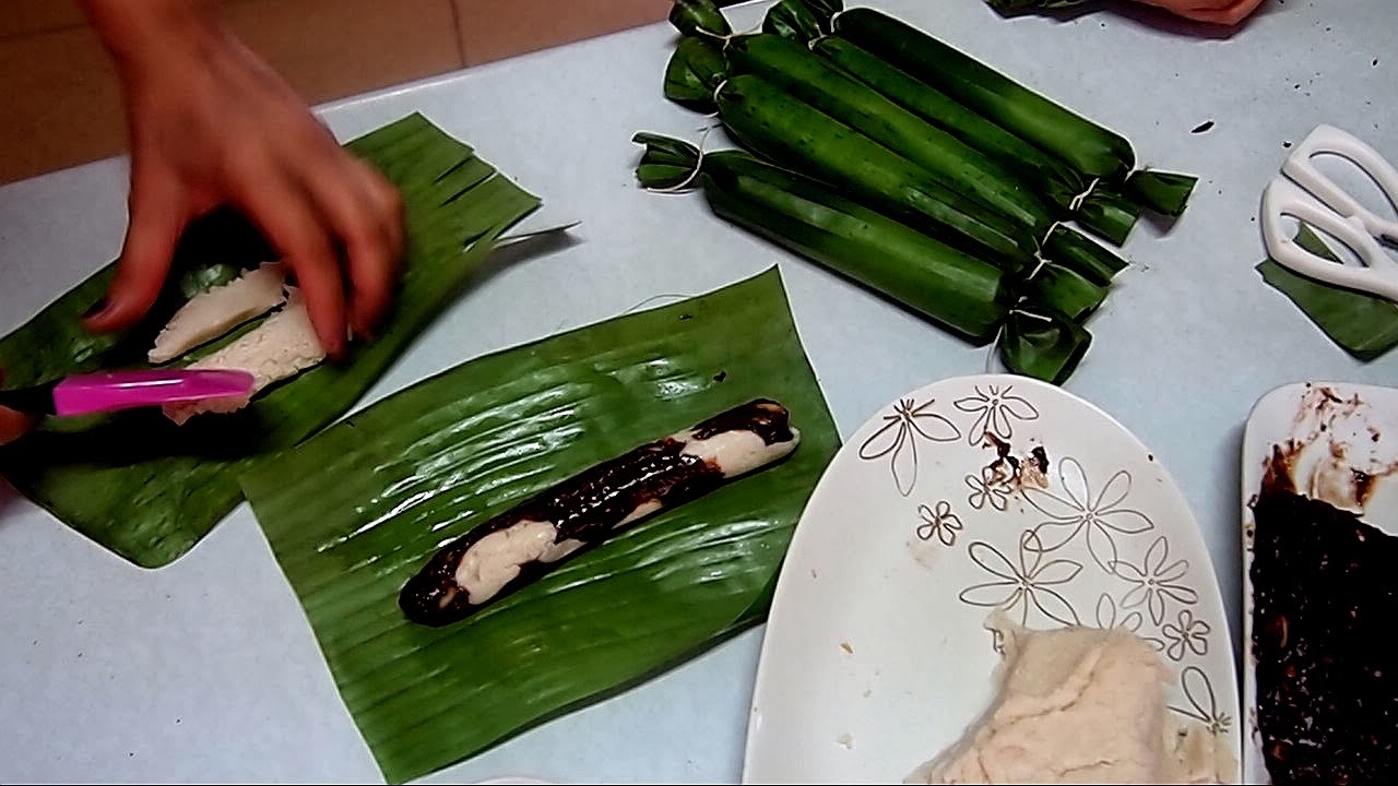 LUWEEH KITCHEN : Suman Moron ( with Chocolate )