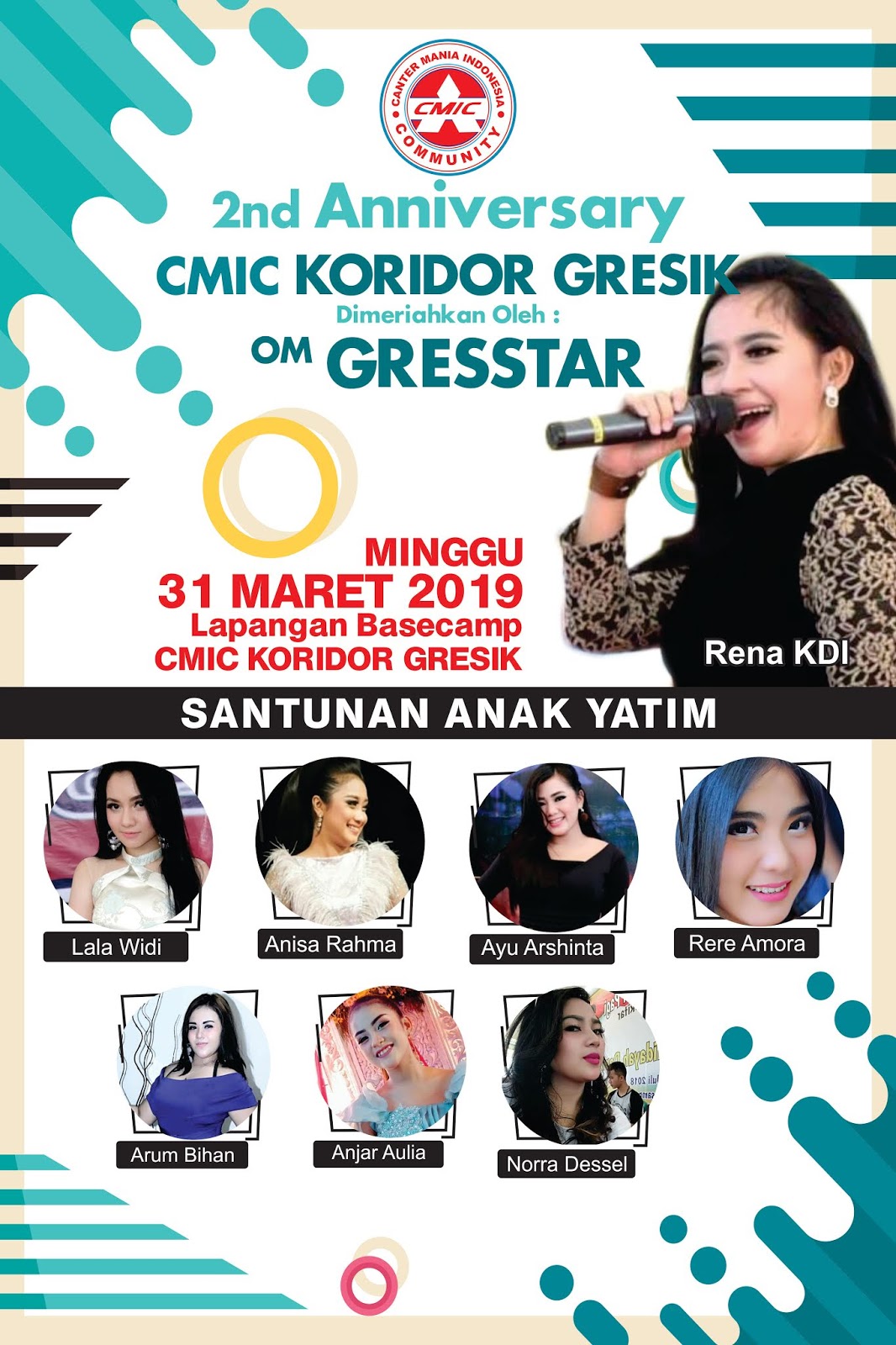 Brosur Poster Musik Dangdut - okey desain