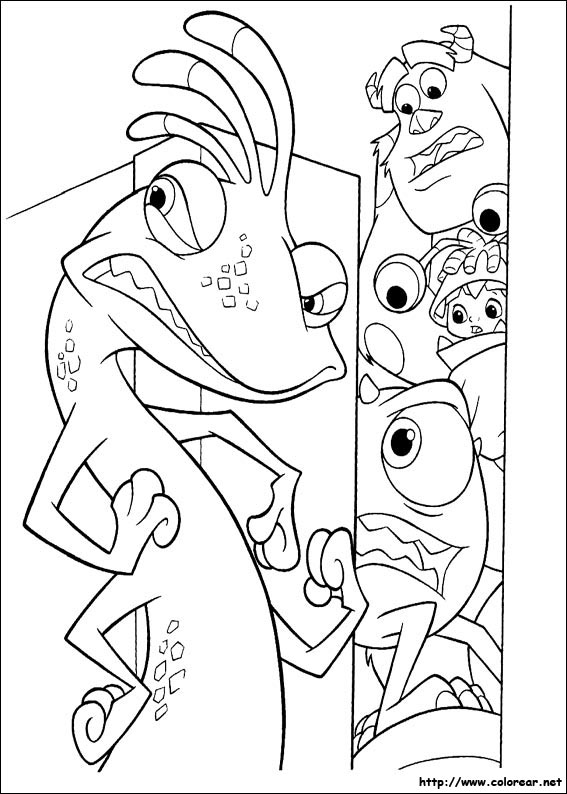 Disney Pixars Monstruos S.A.: Pinta y colorea 19
