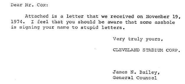 West Valley Browns Backers: The Greatest Letter Ever Printed on a NFL ...