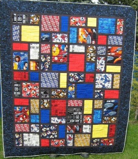 Inch by Inch Quilting: Star Trek Quilt by Leanne