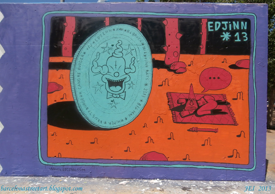 BARCELONA STREET ART: FART FESTIVAL STREET ART 9 JUNIO 2013