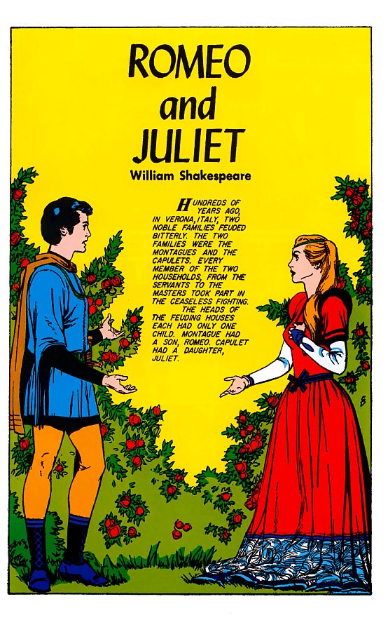 Old Comics world: Classics Illustrated 005 UK - Romeo And Juliet (Reprint)