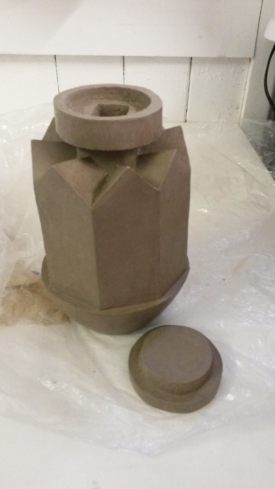 Fátima Pantoja Fernández: Ceramic sculpture (process)... cacharro de ...