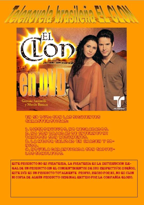 EL CLON EN DVD MEXICO