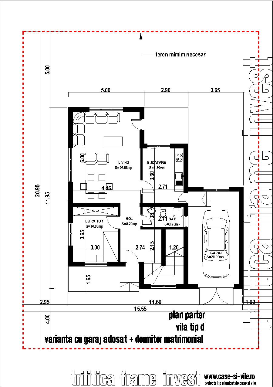 Case, Planuri, Proiecte: Proiect Vila Tip D