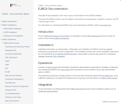 EJBCA - Open Source Enterprise PKI: EJBCA 6.12 - Brand New Documentation and Auditing ...