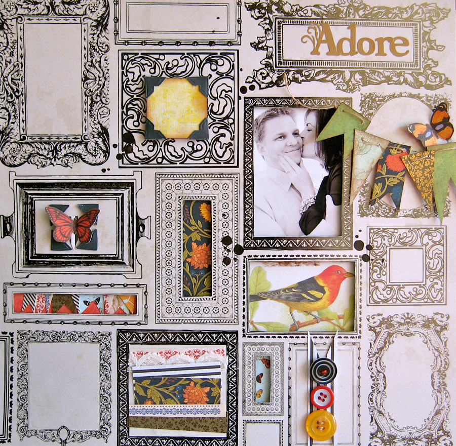 sei lifestyle: Adore Scrapbook Layout