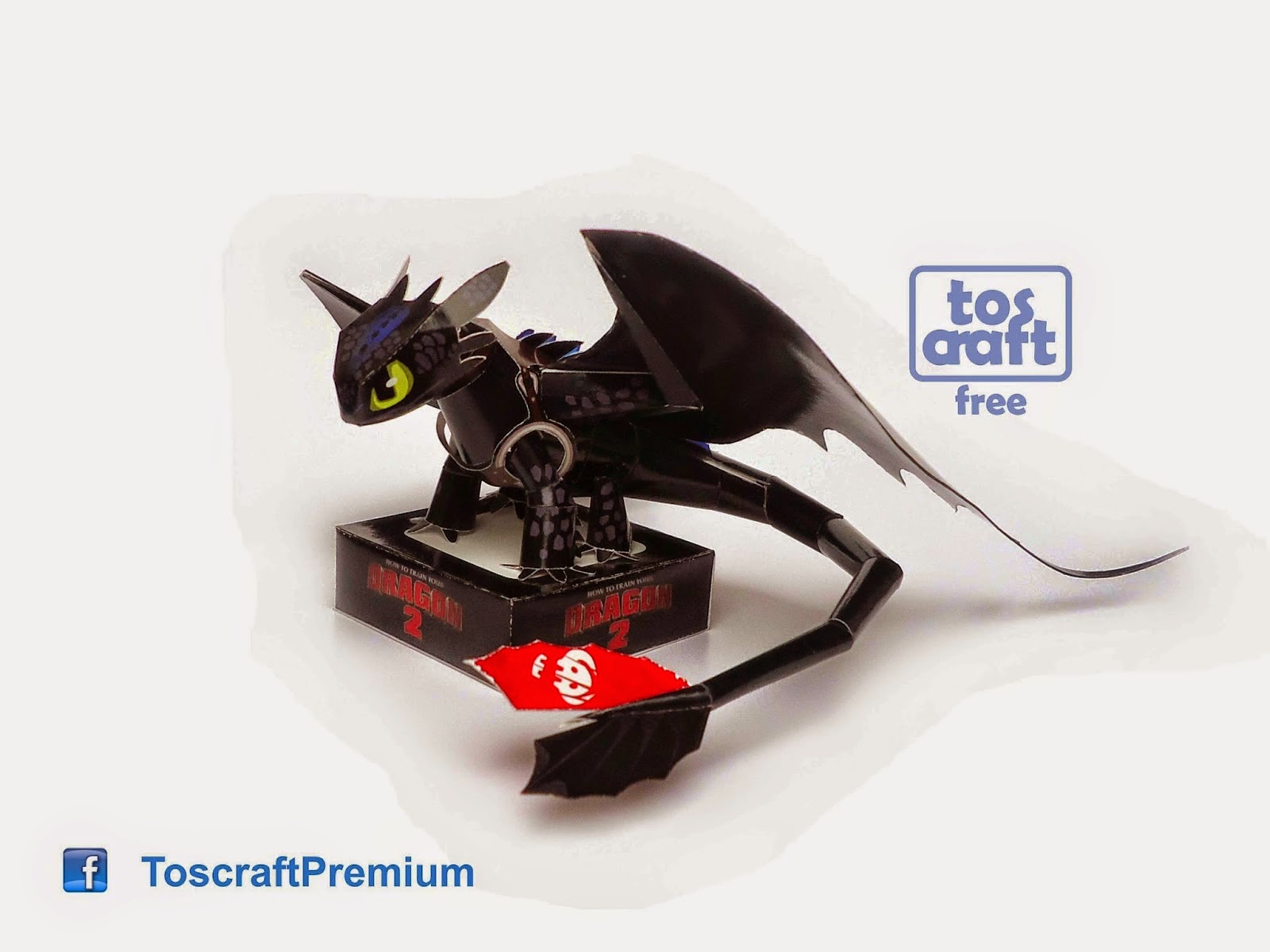 How to Train Your Dragon 2 - Toothless Papercraft | Papercraft Paradise ...