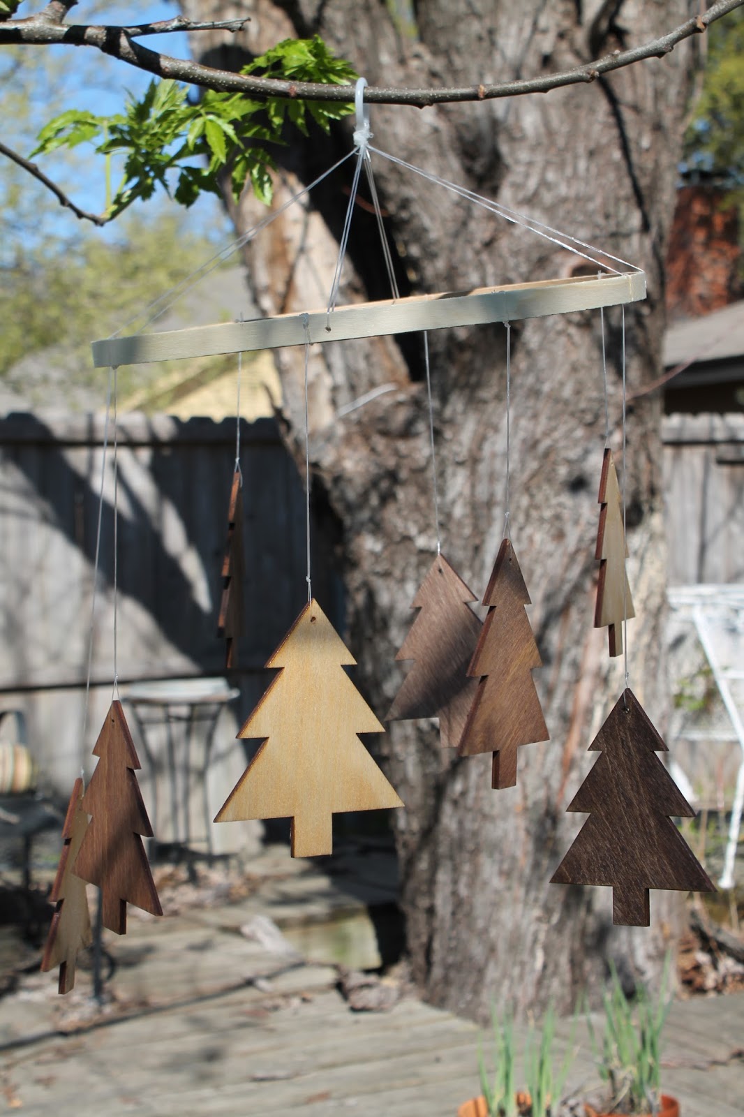 Christy Robbins: Rustic Pine Tree Mobile