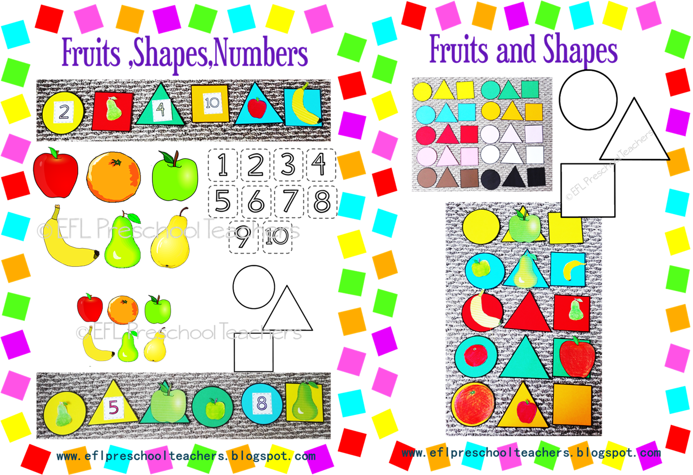 ESL/EFL Preschool Teachers: Fruit Theme for the Preschool ELL