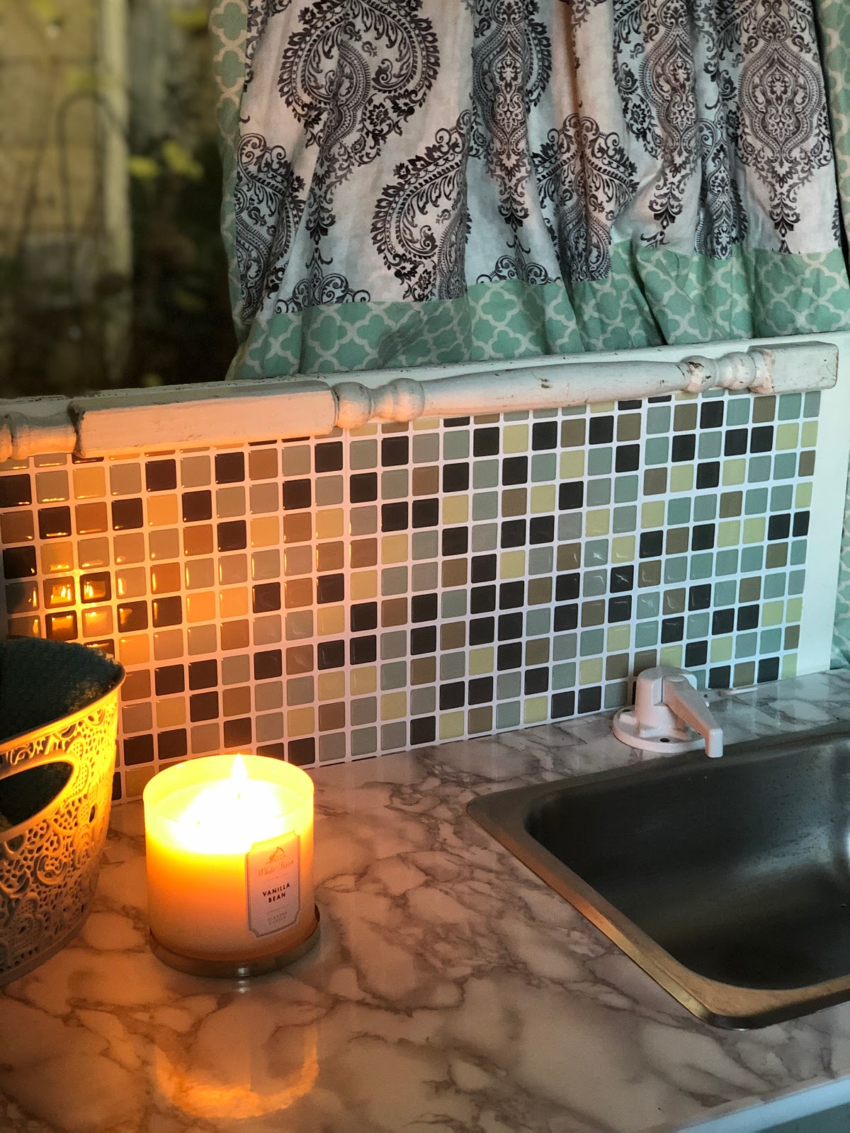 Make a Backsplash for Your Pop Up Camper - Spruce Up for Spring — The ...
